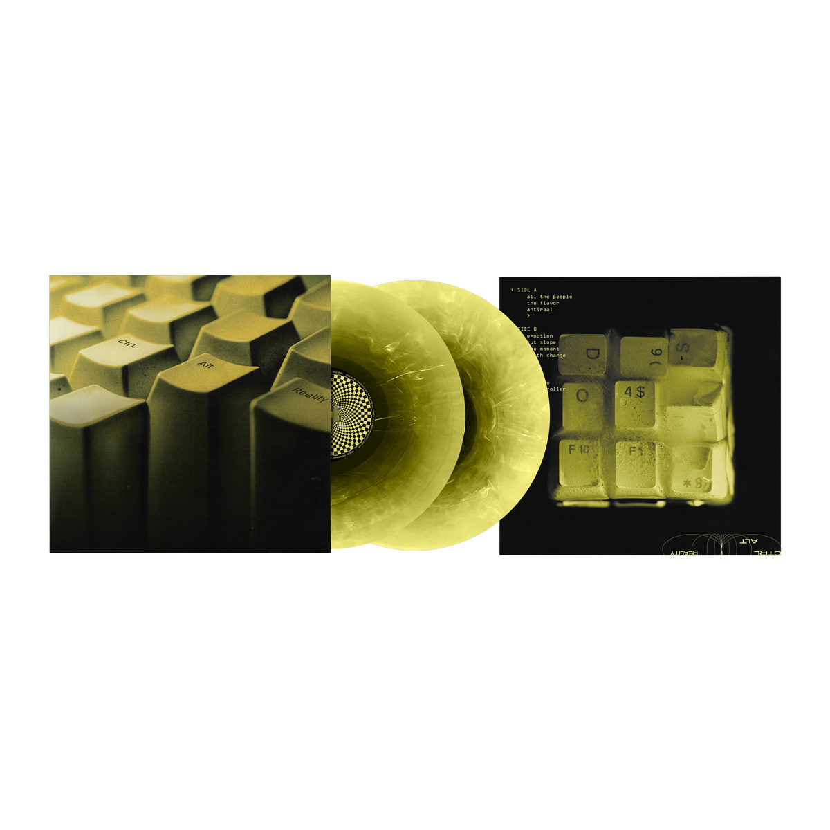 CTRL ALT REALITY VINYL (YELLOW MARBLE / SMOKE) – The Glitch Mob Shop